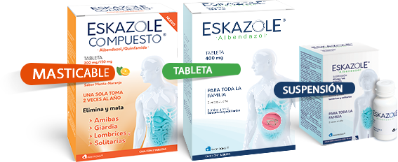 Presentaciones de Tratamiento para Parásitos | Eskazole